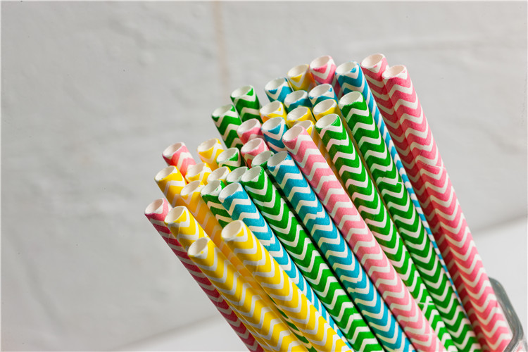 *Colorful Straight Paper Straw - AHCOF