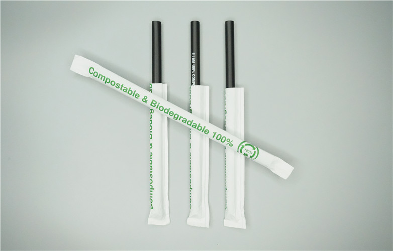 Paper Wrapped PLA Straw with printing on Straw itself - AHCOF