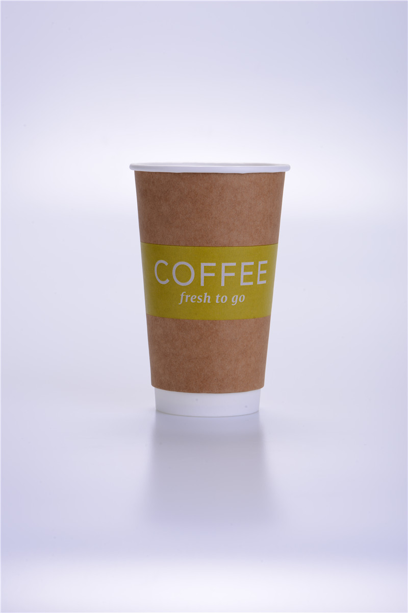 PLA Coated Double Wall Kraft Paper Cups - AHCOF