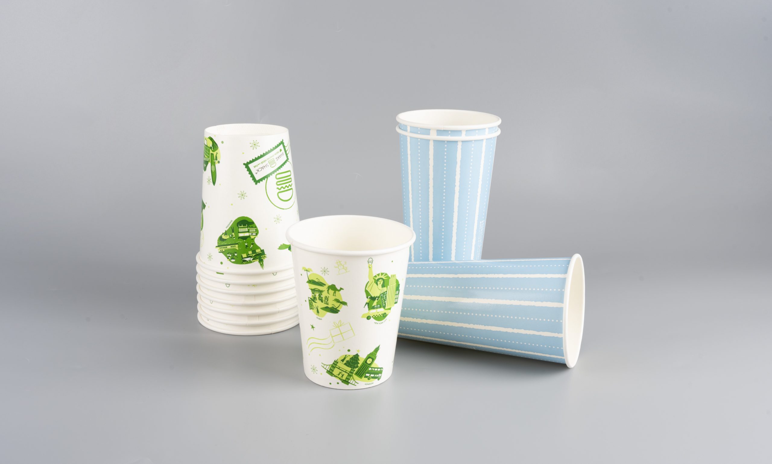 PLA double Coated Cold Paper Cups - AHCOF